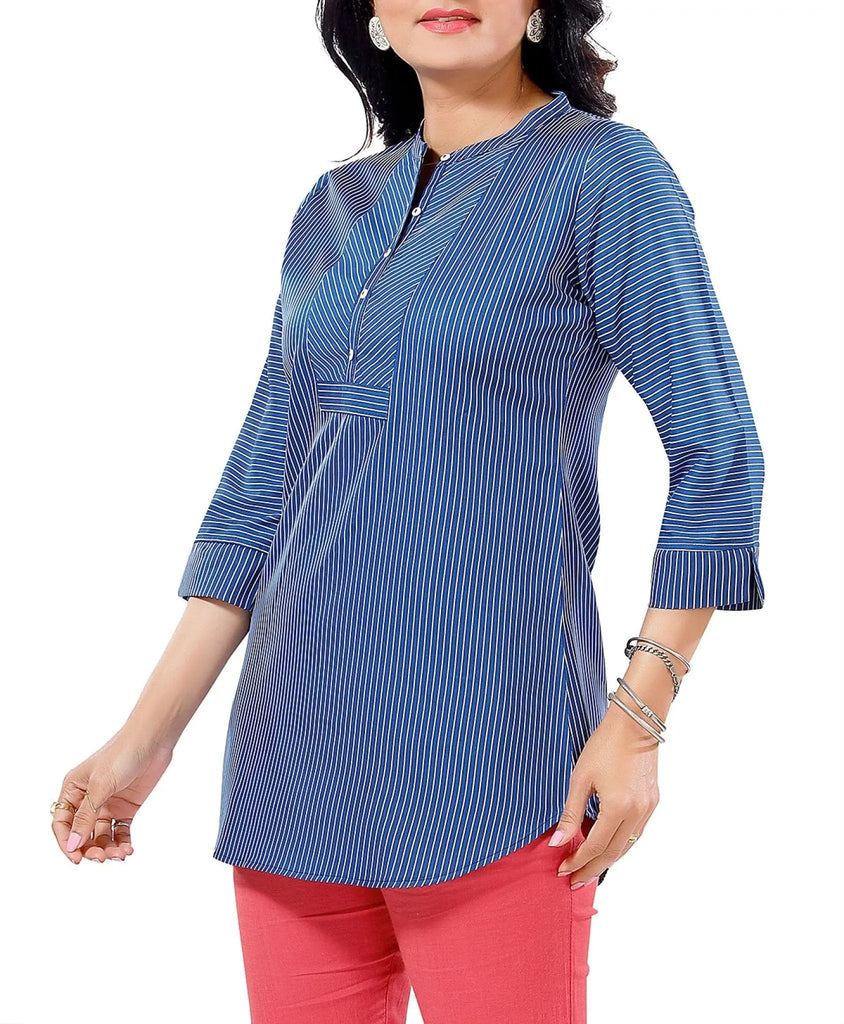 IshDeena Women's Indian Kurtis - Short Tunic Tops, Cotton Rayon, Casual ...